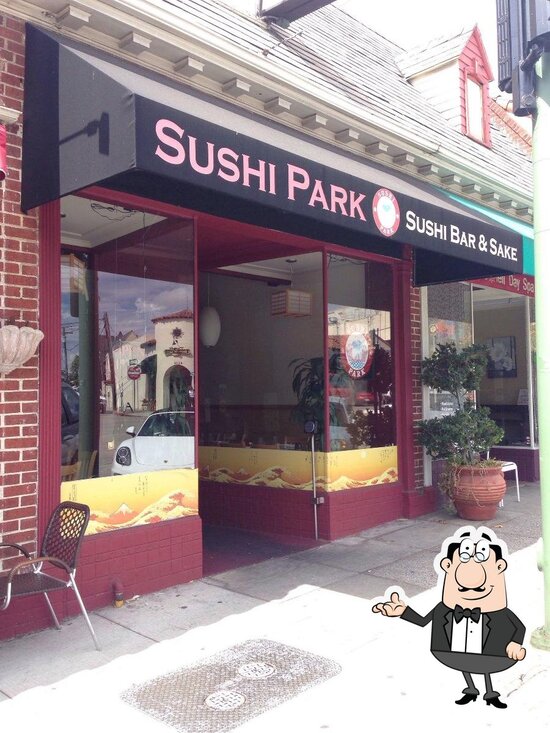 Menu at Sushi Park restaurant, Oakland, Park Blvd