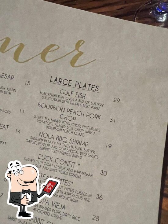 Menu at One Thirty One on Lameuse restaurant, Biloxi