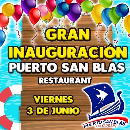 Menu at Puerto San Blas restaurant, Tepic