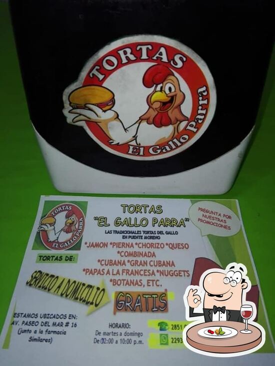 Tortas El Gallo Parra, El Tejar - Menú del restaurante, precios y reseñas