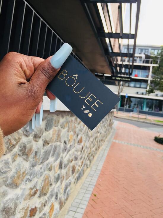 Menu at Restaurant Bôujee, Cape Town