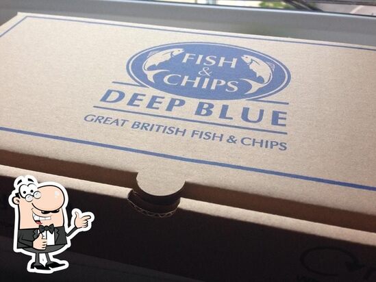 Menu at Deep Blue Fish & Chips fast food, Woburn Sands