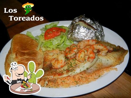Menu at Los Toreados restaurant, El Paso, Lee Trevino Dr