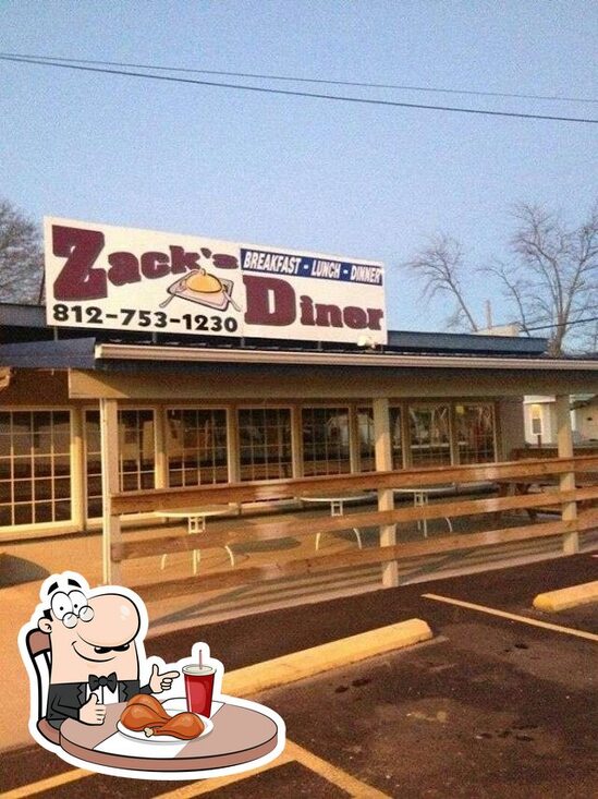 Menu at Zack's Diner restaurant, Fort Branch