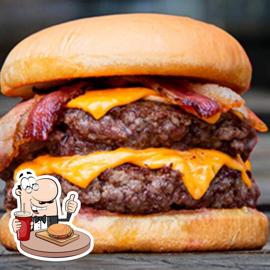 Menu em cowboy burger restaurante, Paulinia