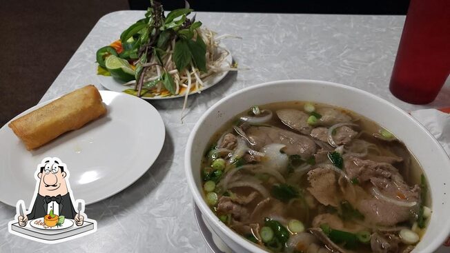 Menu at Cafe pho, Purcell