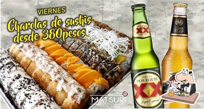 Menu at Matsuri sushi bar, Delicias, C. 7 Ote. 9