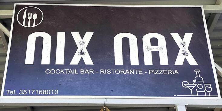 Menu au Nix Nax restaurant, Massa