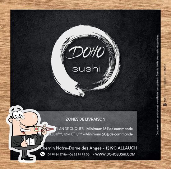 Menu at Doho sushi restaurant, Allauch