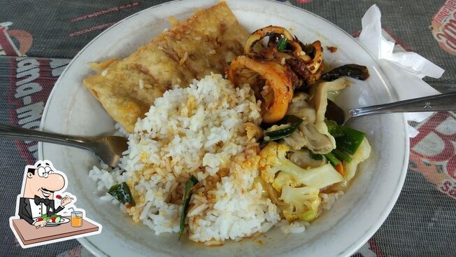 Menu at Warteg Bahari restaurant, Bandung, Jl. Sukasenang Raya No.11