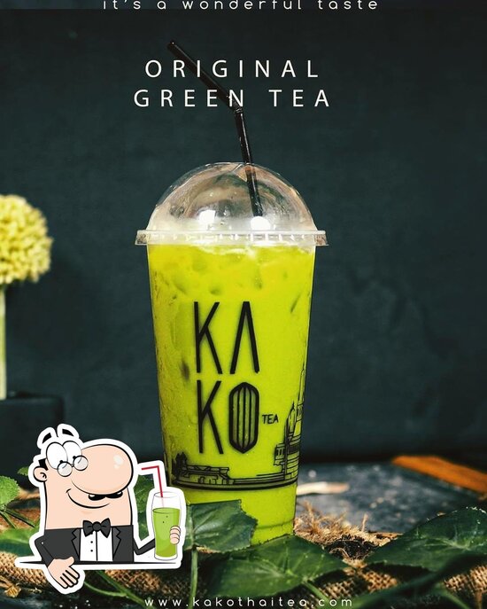 Menu at Kako Thaitea Bontang cafe, Bontang