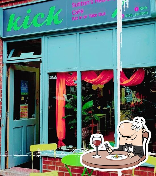 Menu at Kick Healthy Cafe, Sutton-in-Ashfield