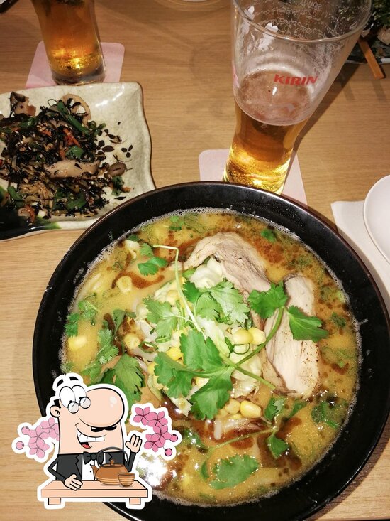 Menu at Tensai ramen, Rotterdam
