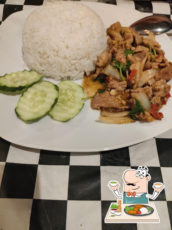 Menu at Zapp Nua restaurant, Pattaya City