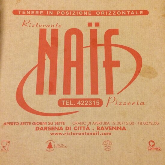 Menu at Naif ristorante pizzeria, Ravenna