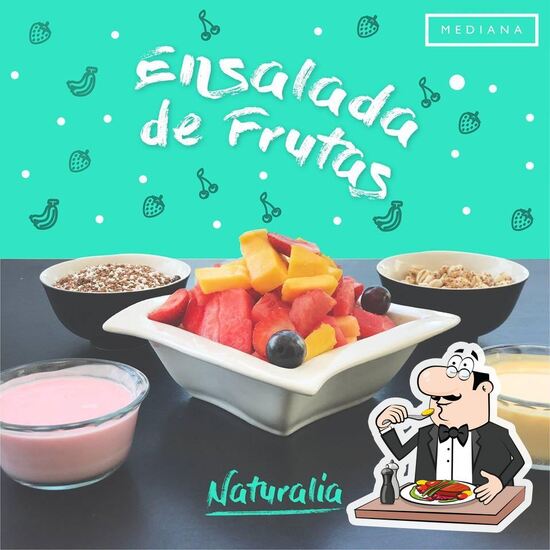 Menu at NATURALIA restaurant, Lima
