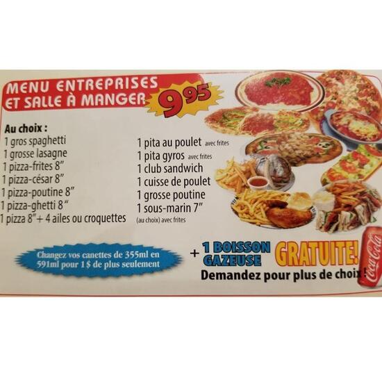 MED Pizza - Drummondville pizzeria, Drummondville - Menu du restaurant ...