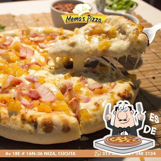 Carta del restaurante Memos Pizza Pizzas en Niza Cúcuta, Cúcuta