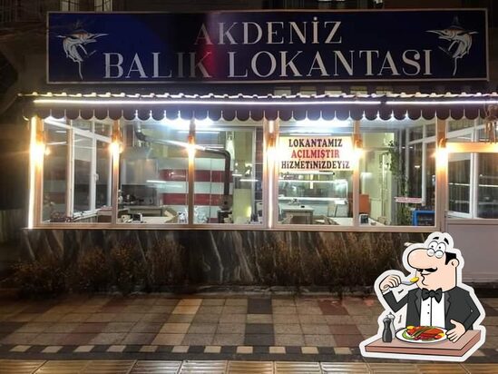 Menu at Akdeniz Balık Lokantası, Sandıklı