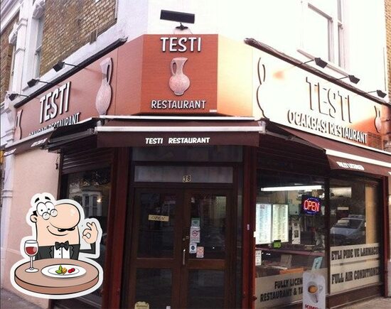 Menu at Testi Restaurant, London