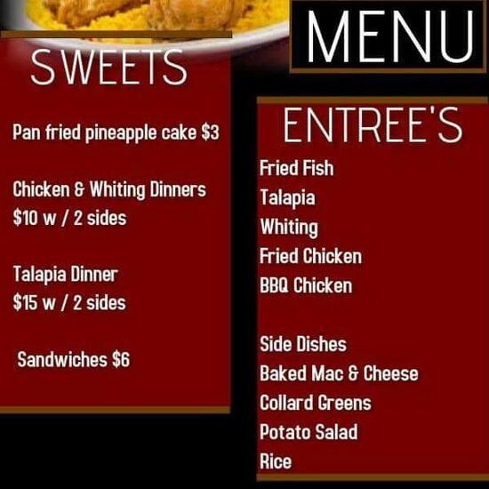 Menu at Bae's Kitchen restaurant, Phillipsburg