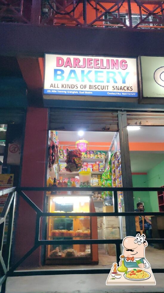 Menu at Darjeeling Bakery, Gangtok
