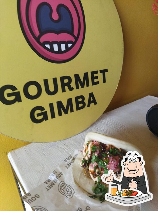 Menu at Gourmet Gimba restaurant, Johannesburg
