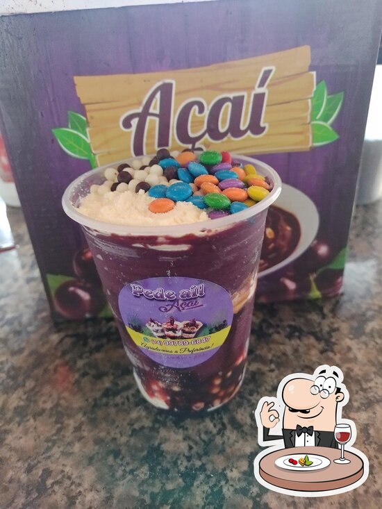 Menu em Pede Aí, açaí itai, Itaí