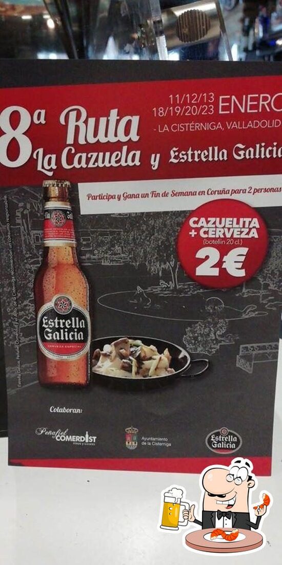 Carta del restaurante 3 ELEMENTOS, Cistérniga