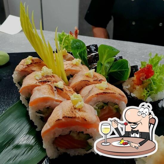 Menu at Ikigai Sushi restaurant, Kozienice