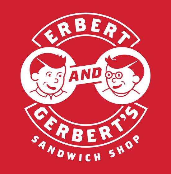 Menu at Erbert and Gerbert's fast food, Lakeville