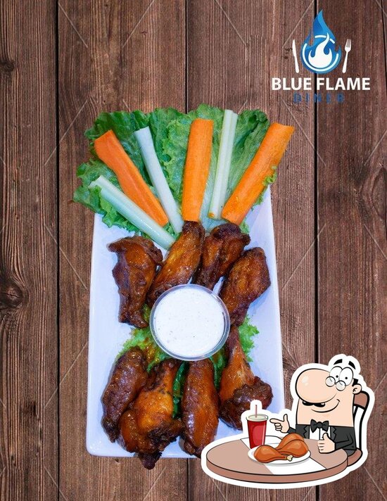 Menu at Blue Flame Diner restaurant, Firebaugh