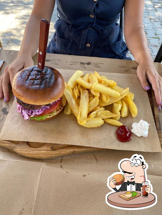 Menu at Broz Steak & Burger House, Paralia Ofriniou