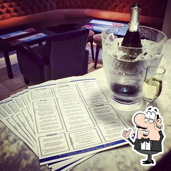 Menu at Lorenzos Restaurant, Freckleton