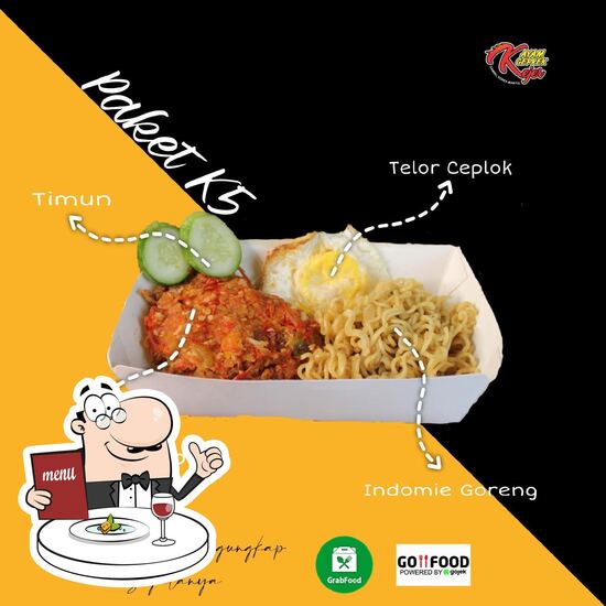 Menu at Geprek Kin restaurant, Depok