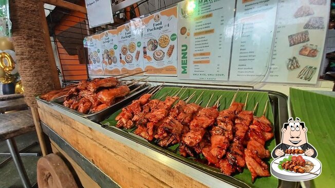 Menu at Marjo's Budbod restaurant, Pandi