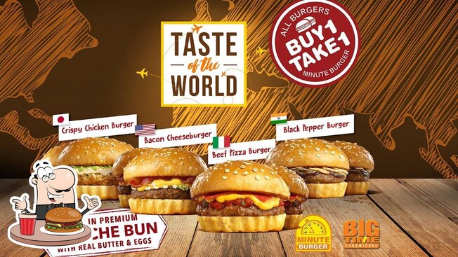 Menu at Minute Burger Kalentong restaurant, Mandaluyong