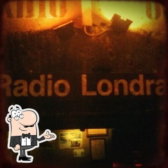 Menu at Radio Londra club, Rome