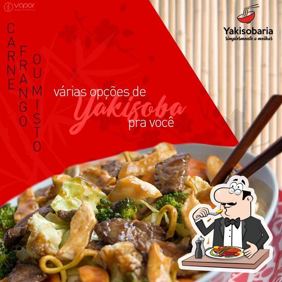 Menu at Yaki'N House Yakisobaria, Curitiba