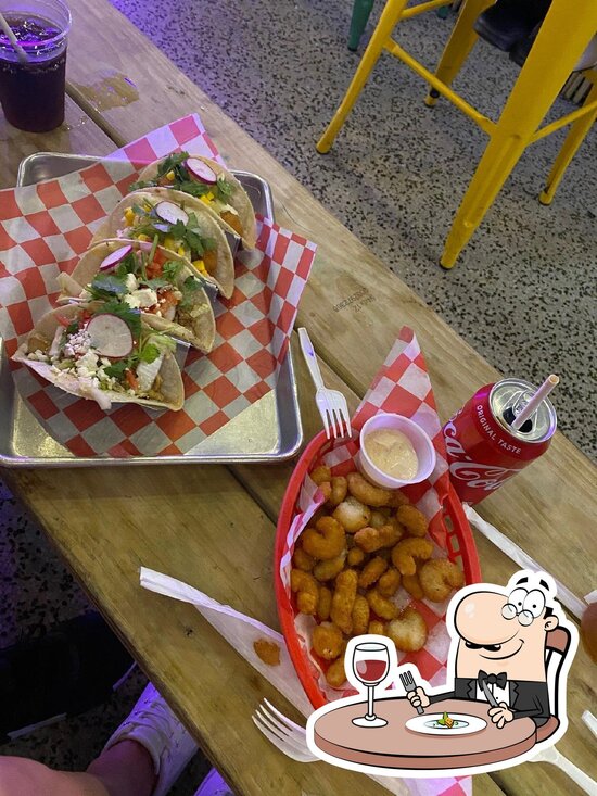 Menu at Taco Taco Express restaurant, Miami Beach