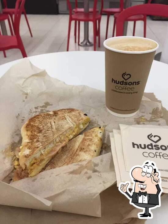 Menu at Hudsons Coffee, Perth Airport, Sugarbird Lady Rd