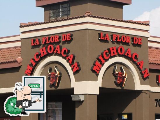 Menu at La Flor De Michoacan, Paramount
