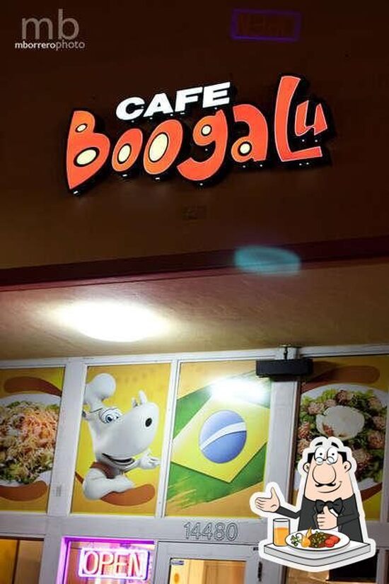Menu at Boogalu Cafe, Miami