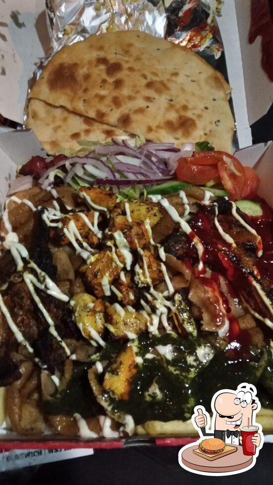 Menu at Crusty Grill restaurant, Walsall