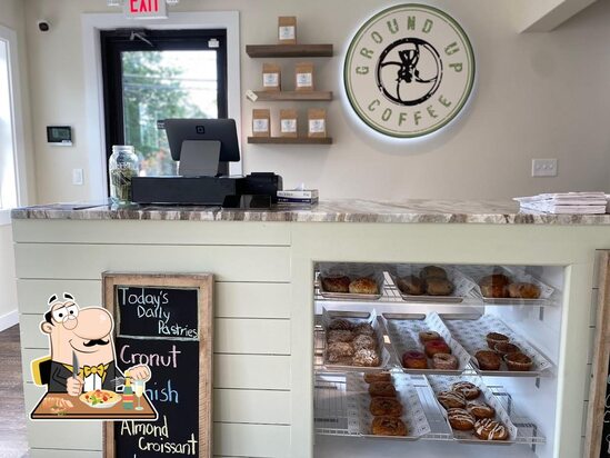 Menu at Ground Up Coffee, Hamden