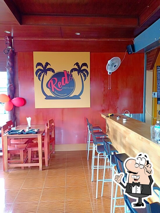 Menu at Red's Diner & Bar, Ko Pha-ngan