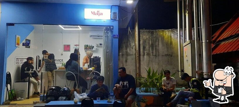 Menu at Maja Coffee House, Jayapura