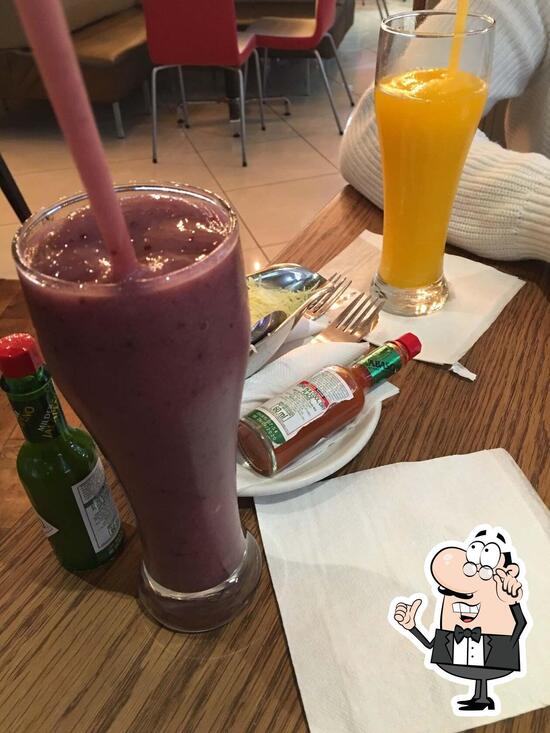 Menu at Bugatti cafe, Pretoria