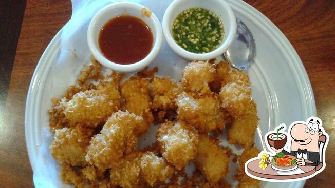 Menu at Thai Kitchen restaurant, Porterville