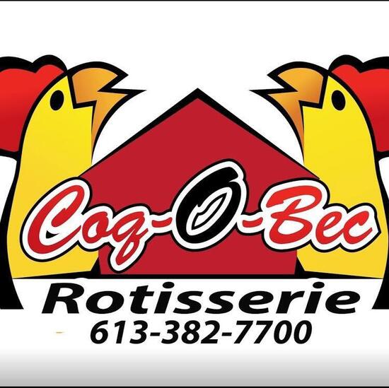 Menu at Coq-O-Bec The Chicken Rotisserie restaurant, Gananoque